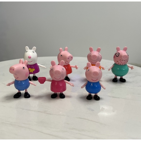 The Unbranded Brand | Toys | Peppa Pig Friends Family Figures Lot 7 ...